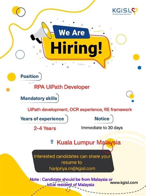 haripriya m on linkedin opentowork malaysia rpauipath malaysia