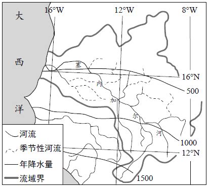 题目 下图为某河段汛期和枯水期河流水位及潜水位指埋藏在第一个隔水层之上的地下水水位变化示意图读图完成下面小题 1 下列四幅图中能