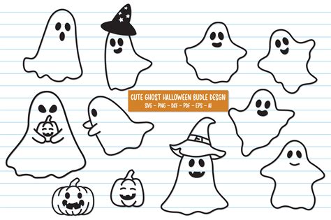 Ghost Halloween Svg Cute Ghost Svg Graphic By Dakhashop · Creative Fabrica