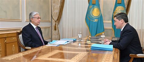 Kazakh Pm Briefs President Tokayev On Socio Economic Development The