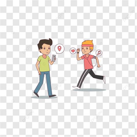 손으로 그린 젊은 사람들 손으로 그린 스마트 폰 젊은 사람들이 그려져 있다 Png 일러스트 및 이미지 에 대한 무료 다운로드 Pngtree