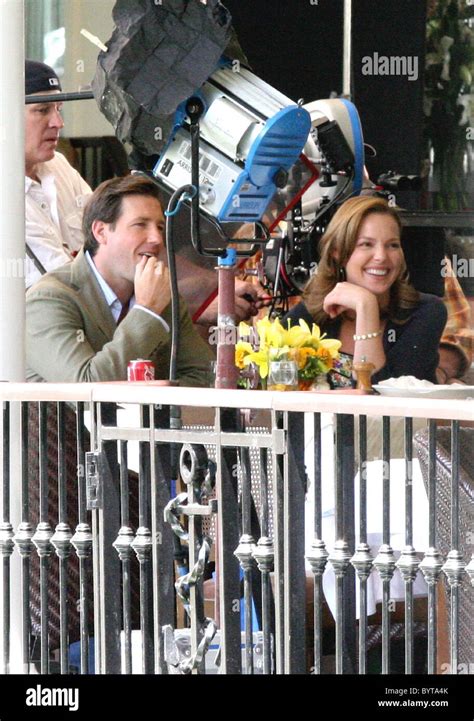Edward Burns And Katherine Heigl At The Boathouse In Central Park On