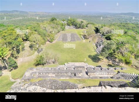 Xunantunich Ancient Maya Archaeological Site In Western Belize With