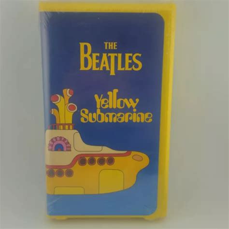 Sealed The Beatles Yellow Submarine 1999 Vhs Tape In Color £1832