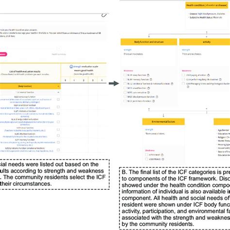 Result Of The Comprehensive Health And Social Need Assessment System Download Scientific