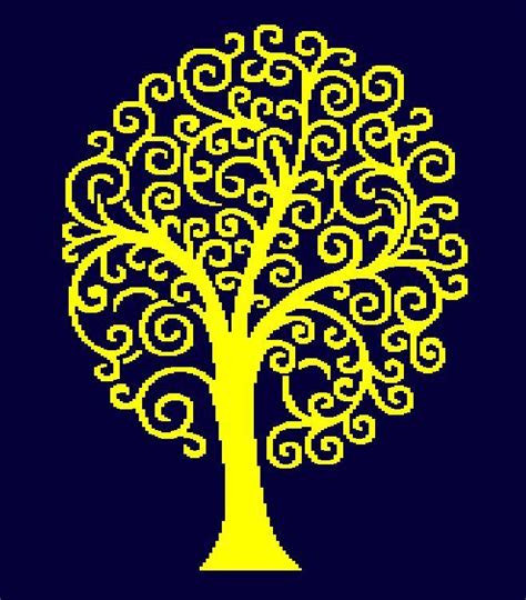 Tree Embroidery Design