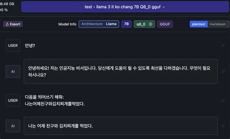 Teddylee Llama B It Ko Chang Gguf Hugging Face