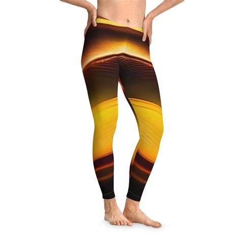 Activevibe™ Glowing Golden Goddess Yoga Pants 🧘🏼‍♀️ Embrace Your
