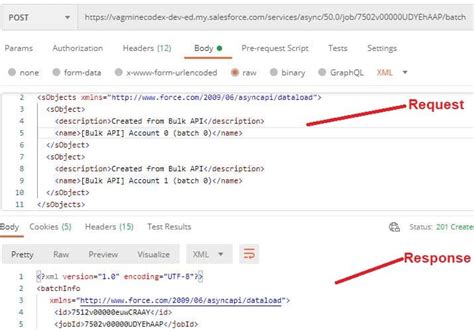 Using Salesforce Bulk API V SalesforceCodex