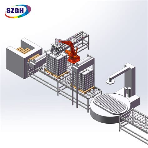 Custom Loading And Unloading Robot 4 Axis Cnc Robot For Automation High Capacity Machine Arm