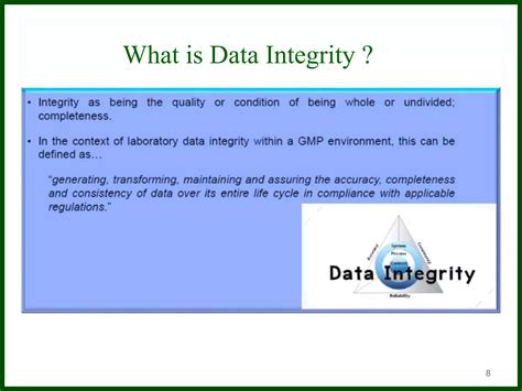 Data Integrity Gmp Compliance Pptx