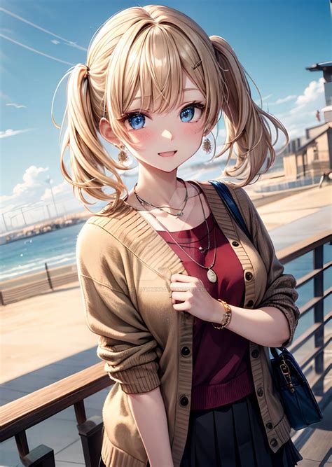 Cute Anime Girl By Artbychriss On Deviantart