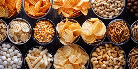 Salty Wooden Texture Backdrop With Assorted Snacks Background Salty