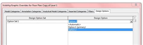 Basics Of Revit Design Options Seiler Design Solutions