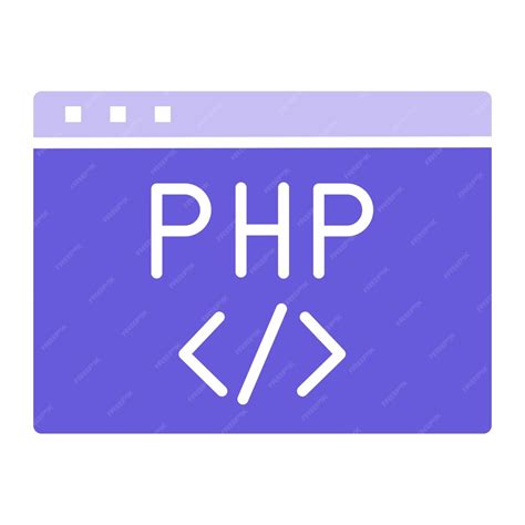 Premium Vector Php Coding Vector Illustration