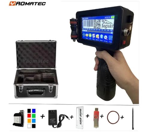 Yaomatec 127mm Multi Language Portable Qr Code Printing Handheld