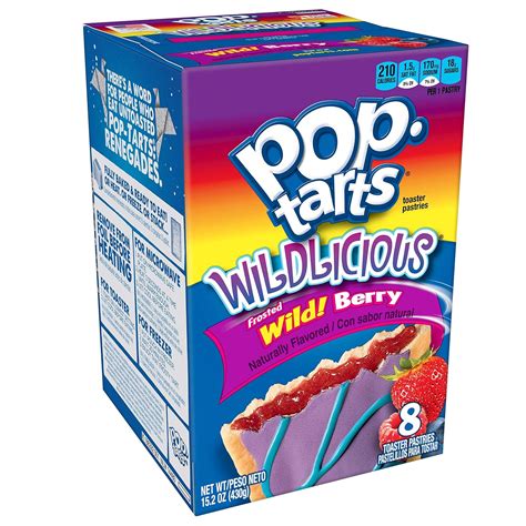 Kelloggs Frosted Pop Tarts Wild Berry 430 Grams Grocery