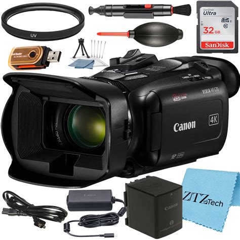 Canon Vixia Hf G70 4k Camcorder 32gb Sandisk Uv Filter Zeetech
