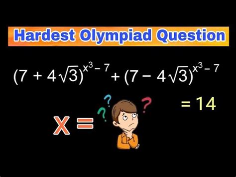 Hardest Algebra Problem In The World YouTube