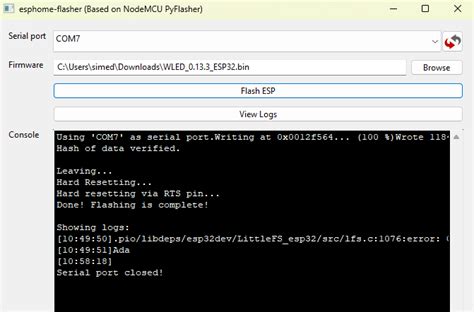 Mini Proiect 47 Controlarea Benzii Ws2813 Rgb Led Cu Esp32 Si Frameworkul Software Wled Si