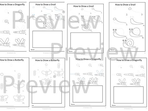 How To Draw Insects Etsy