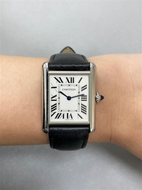 Cartier Tank Must Wsta0041 Stainless Steel Large Model Watch