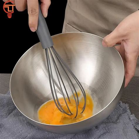 스테인레스 스틸 그릇 샐러드 수프 믹싱 서빙 한국 라면 쌀 주방 용기 과일 국수 시리얼 파스타 보관 그릇 Aliexpress