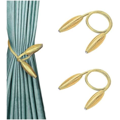 Htn Fibbie A Tenda Legami Magnetici In Telaio Intrecciati Tining Decorativi Per Tende