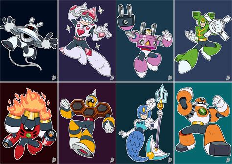Daily Rockman Rockman 8 Robot Masters By Iandimas R Megaman