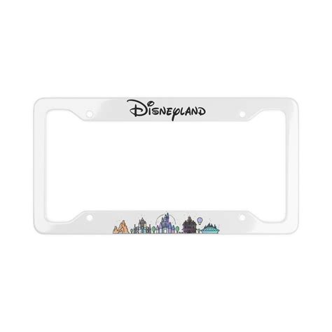 Disneyland License Plate Frame Personalized Etsy
