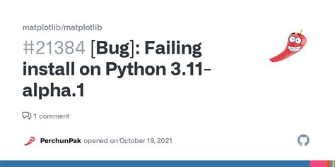 Bug Failing Install On Python Alpha Issue Matplotlib Matplotlib GitHub