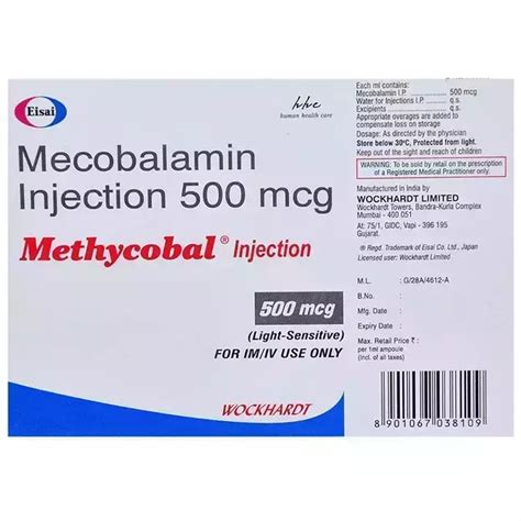 Methycobal Tablet Uses Price Dosage Side Effects Substitute Buy Online