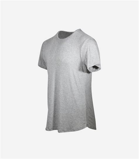 Bamboo Swift Curve Hem Tee Black Bamtech