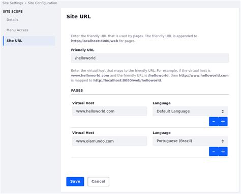 Configuring Claritys Site Liferay Learn
