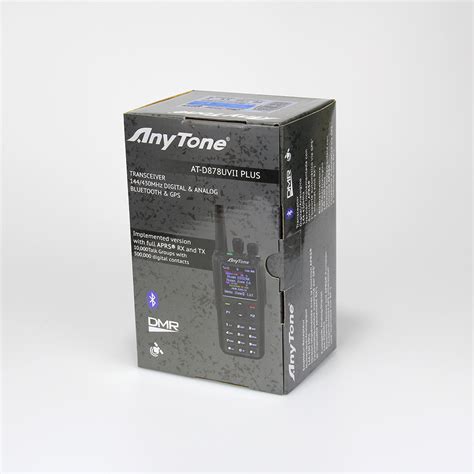 Anytone At D878uvii Plus Dmr Dual Band Ham Radio With Gps Innovation At Its Best