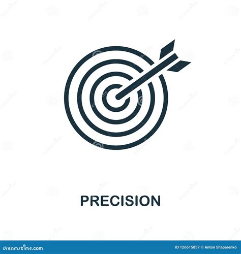 Precision Icon Monochrome Style Design From Business Icon Collection Ui Pixel Perfect Simple