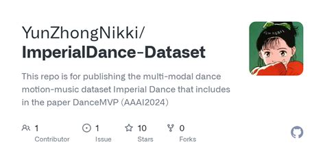 Github Yunzhongnikkiimperialdance Dataset This Repo Is For Publishing The Multi Modal Dance