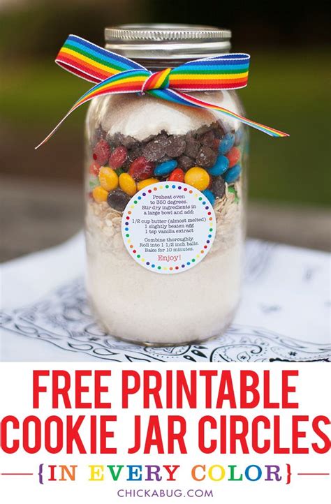 Printable Cookie Jar Label
