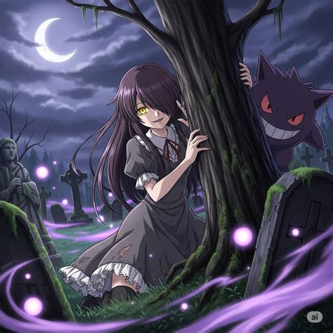 Girl And Her Gengar By Froggyxd1 On Deviantart