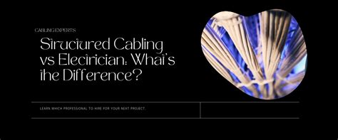 Wired For Success Navigating The Maze Of Office Wiring Electrician Vs Structured Cabling Expert