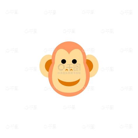 2016背景 这是一个猴子图标矢量图设计元素 模板免费下载 Eps格式 1000像素 编号69633360 千图网