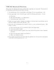 CSE Homework Directions Pdf CSE Homework Directions Please Follow The Following