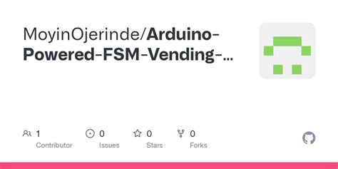 Arduino Powered Fsm Vending Machinereadmemd At Main · Moyinojerindearduino Powered Fsm