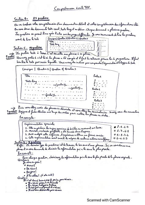 Solution Tef Test D Evaluation De Francais Guide D Etude Studypool