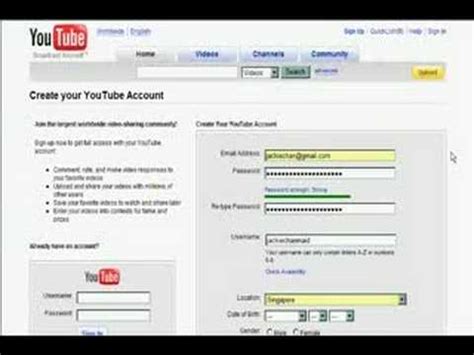 How To Create A Youtube Account YouTube