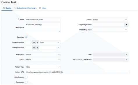 Create Onboarding Task Iavinash