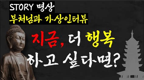 지금 더 행복하고 싶다면마음 편하게 사는 법 고전해설스토리명상 정신건강 석가모니 부처님 인생조언가족 교양우리 아이 인성교육전법륜천수경반야심경초기불교 가상