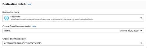 Loading Saas Application Data Into Snowflake Using Amazon Appflow And