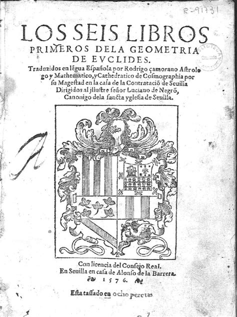 Los Elementos De Euclides 1576 Libro I Pdf