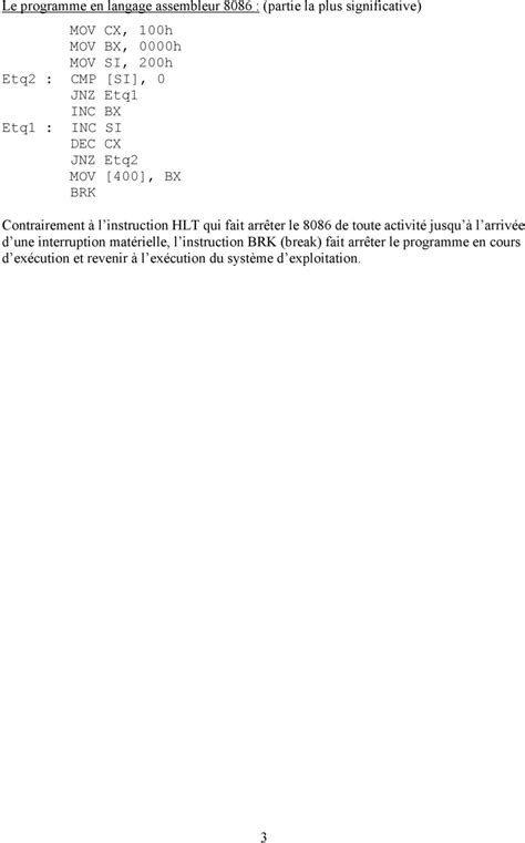 Exercise Programmation Assembleur 8086 Pdf Merge Inkaspoy